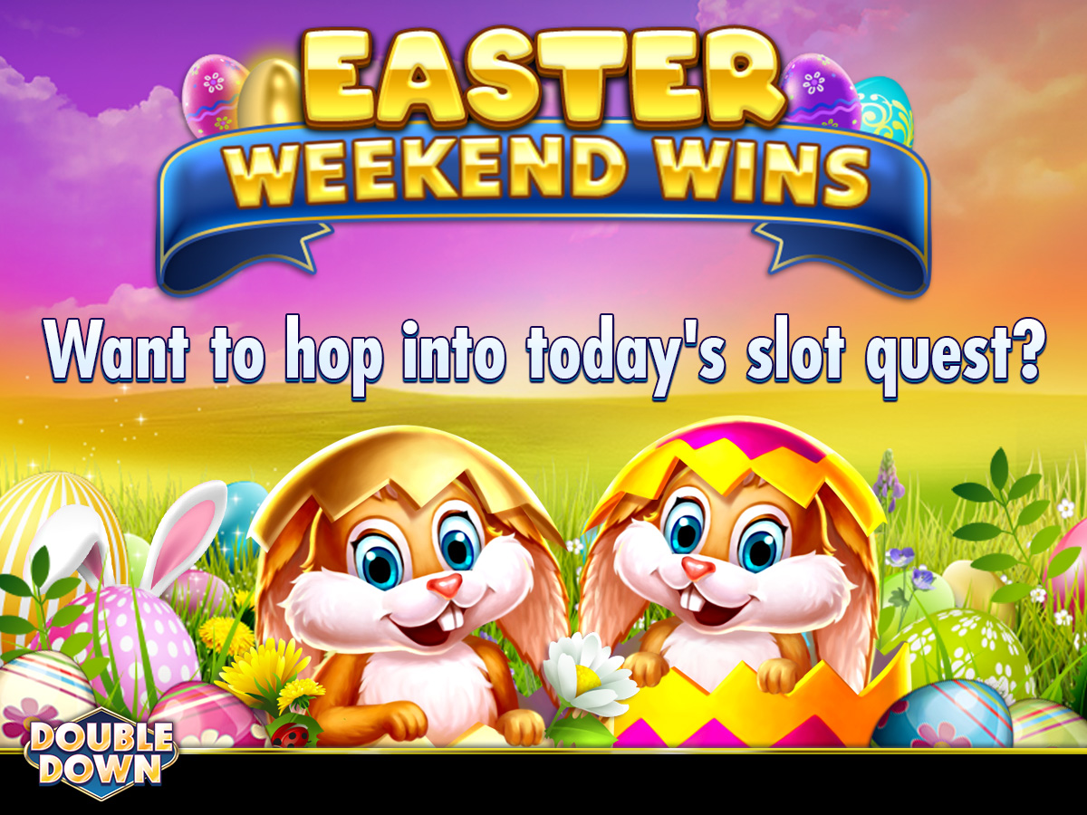 DoubleDown Casino on Twitter: "Are you EGGcited for Easter? 🪺 Fill your Easter basket by ...