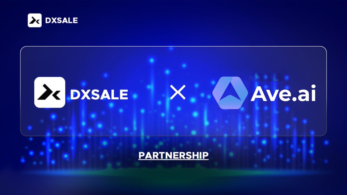 Ave.ai on Twitter: "RT @dxsale: We at #DxSale only partner with the most reputable projects and ...