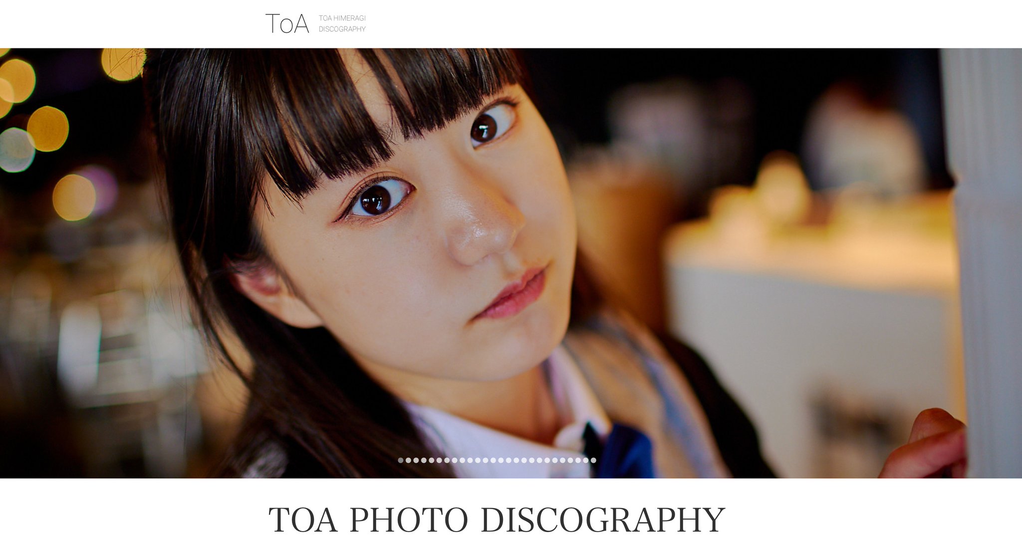 🌨️チャーリー🌨️ on Twitter: "『 TOA PHOTO DISCOGRAPHY 』 I found you in the divine light... I just ...