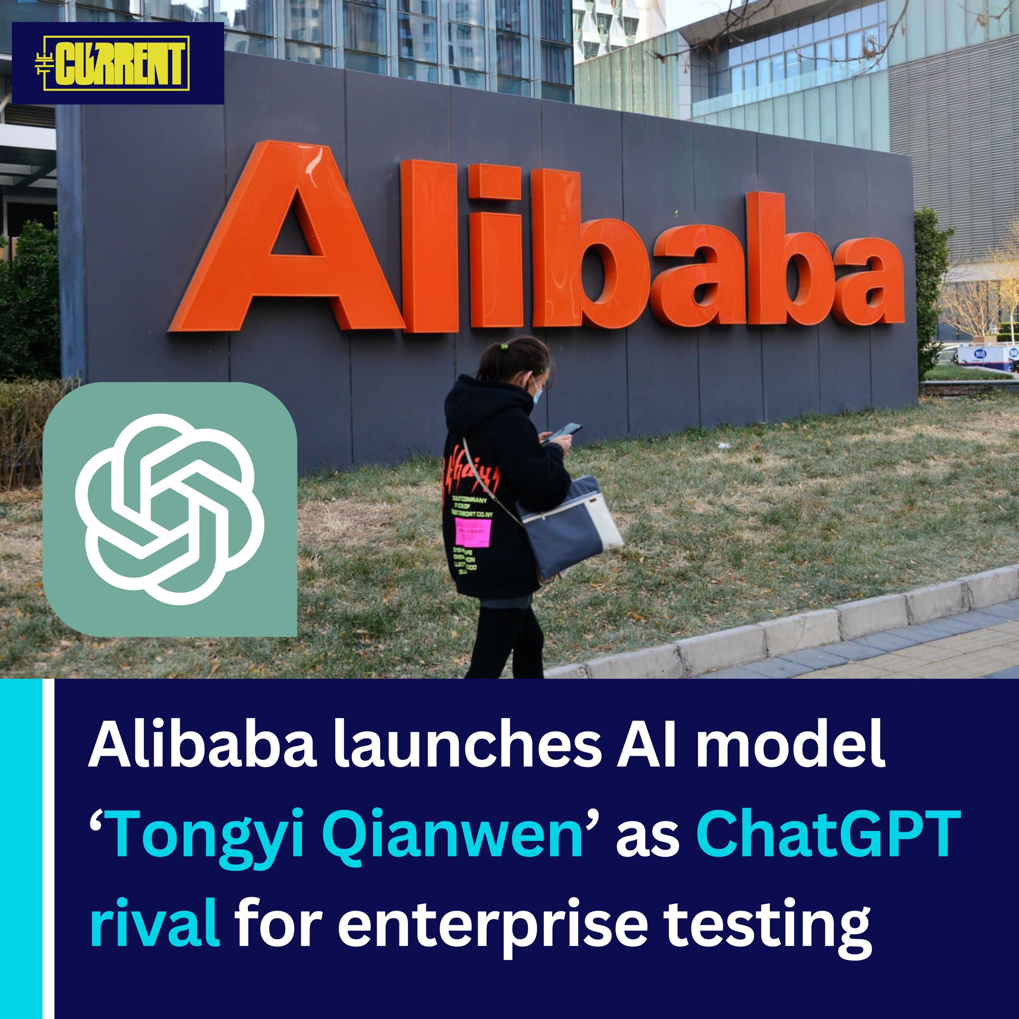 The Current on Twitter: "Alibaba has launched its long-awaited ChatGPT rival, "Tongyi Qianwen ...