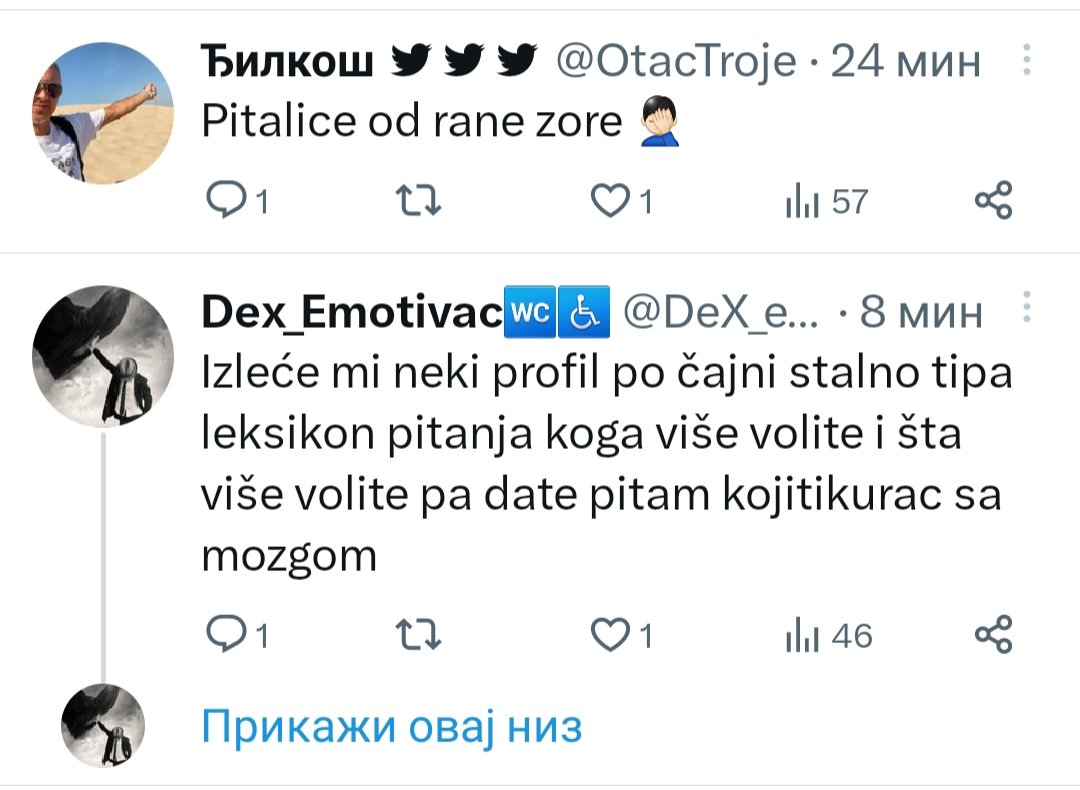 Marija on Twitter: "Ne pitaj, ništa ne pitaj me... @OtacTroje @DeX_emotivac"