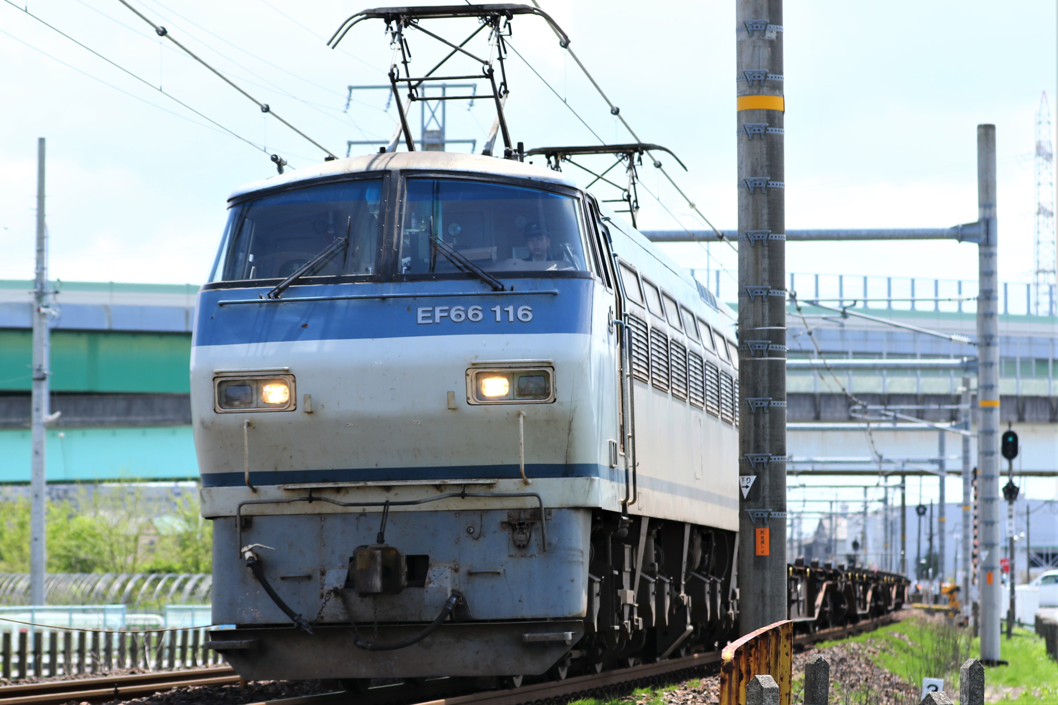 ミリタリー系撮り鉄 on Twitter: "8865レ EF66-116 + コキ4B https://t.co/F2gUrwTB5J" / Twitter