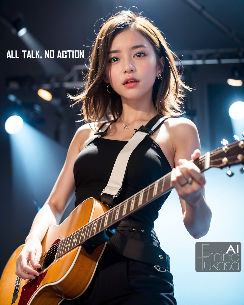 怒れるギターガール Ai Generated Girl Aistreetsnap Aiグラビア Aistreetsnap Ai