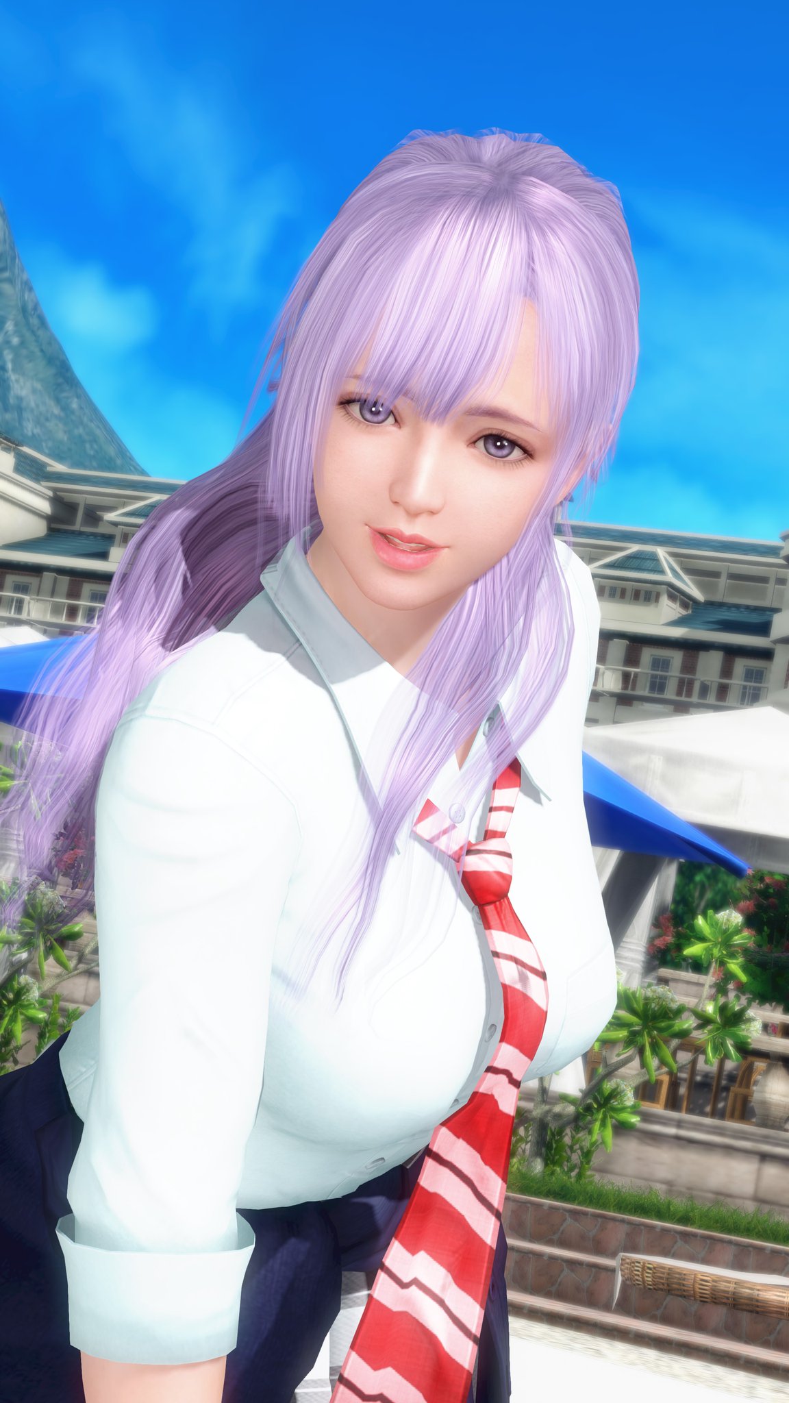 tan_DOAXVV on Twitter: "お嬢様(お姫様)の挑発🥰 6/6 #DOAXVV #Fiona #春彩のスクールウェア https://t.co/Xrj4FzhaPT ...
