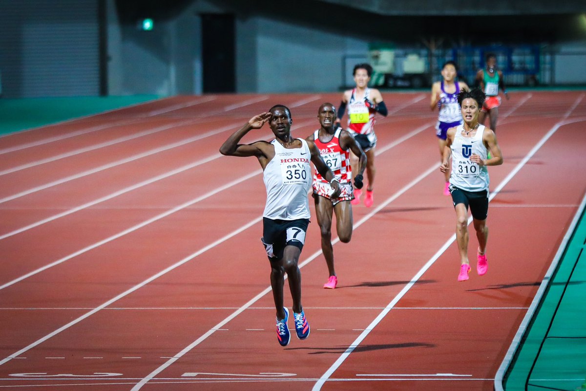 saya on Twitter: "#金栗記念 男子10000m 🥇イェゴン・ヴィンセント選手(Honda) 27'37"85"