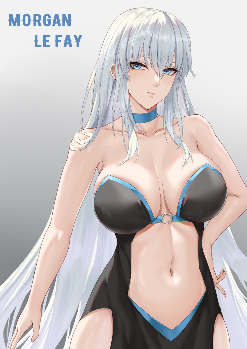 Freed-turing on Twitter: "MORGAN LE FAY #Fate/GrandOrder #Fate #FGO #モルガン(Fate) #モルガン #巨乳 #白髪 ...