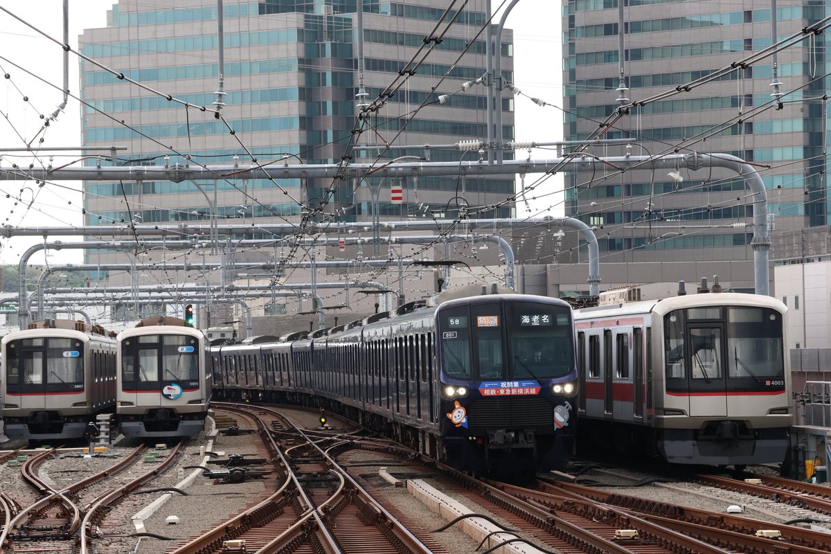 irukayoko8102 on Twitter: "本日の相鉄線内を走るHM車両。 今日は東急のHM車両5050系4106Fと5080系5186Fが相鉄線内で走っていました。5186Fは星川 ...