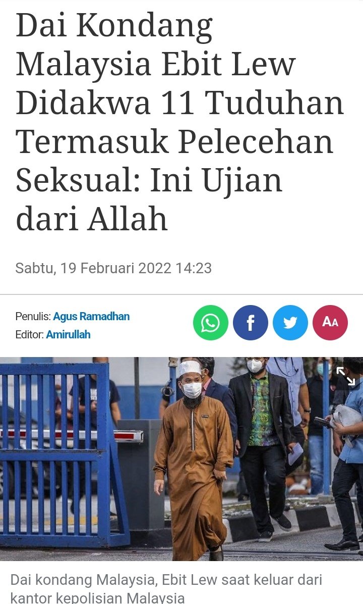ً on Twitter: "Kasusnya di Malaysia sdh beres? https://google.com/amp/s/aceh.tribunnews.com/amp ...