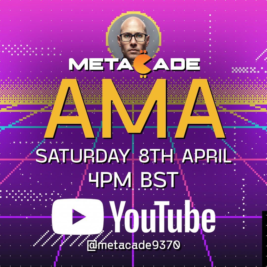 METACADE on Twitter: "🚨METACADE AMA ALERT🚨 Metacaders, it's that time again🔥 We will be hosting ...