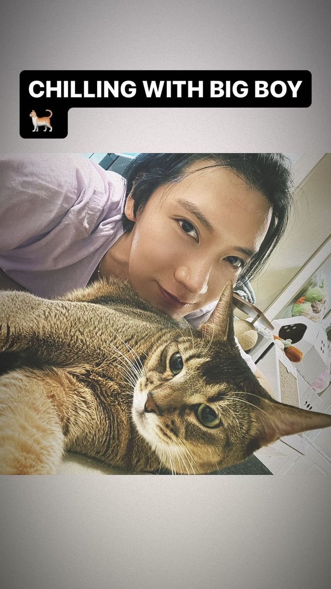 TEN Thailand on Twitter: "📸 : 230408 IG STORIES ༘♡ TEN ⋆꙳ ༘ 🐱: CHILLING WITH BIG BOY 🦌 ☆ : https ...