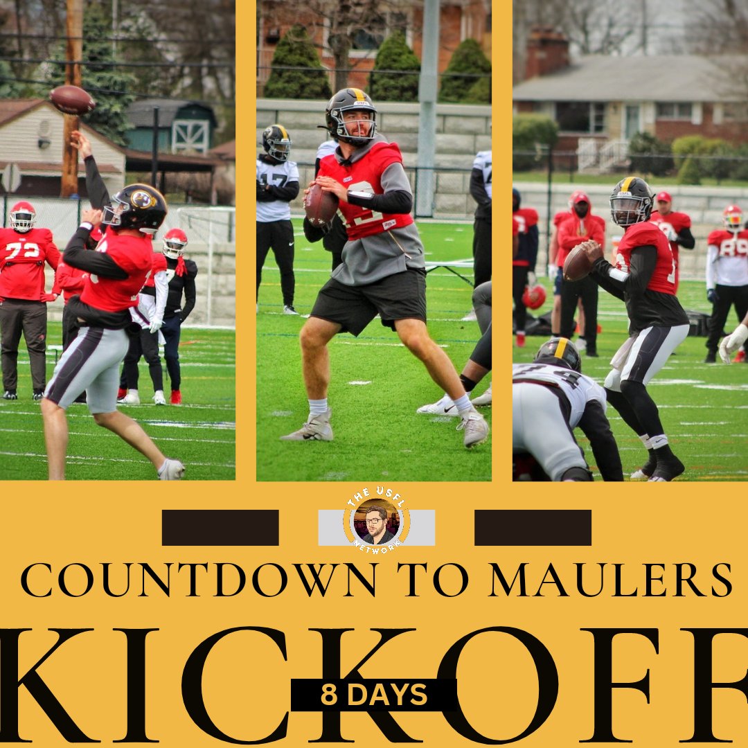 Bryan Webster - USFL Network - Pittsburgh Maulers on Twitter: "One week and a day left until # ...
