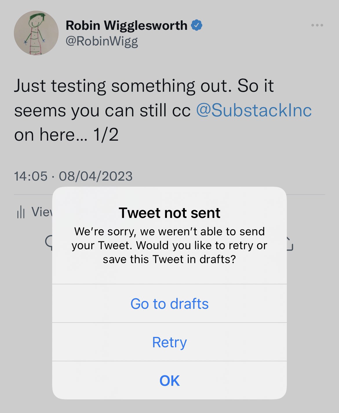 Robin Wigglesworth on Twitter: "Jeez. So you can still (for now) cc Substack’s twitter account ...