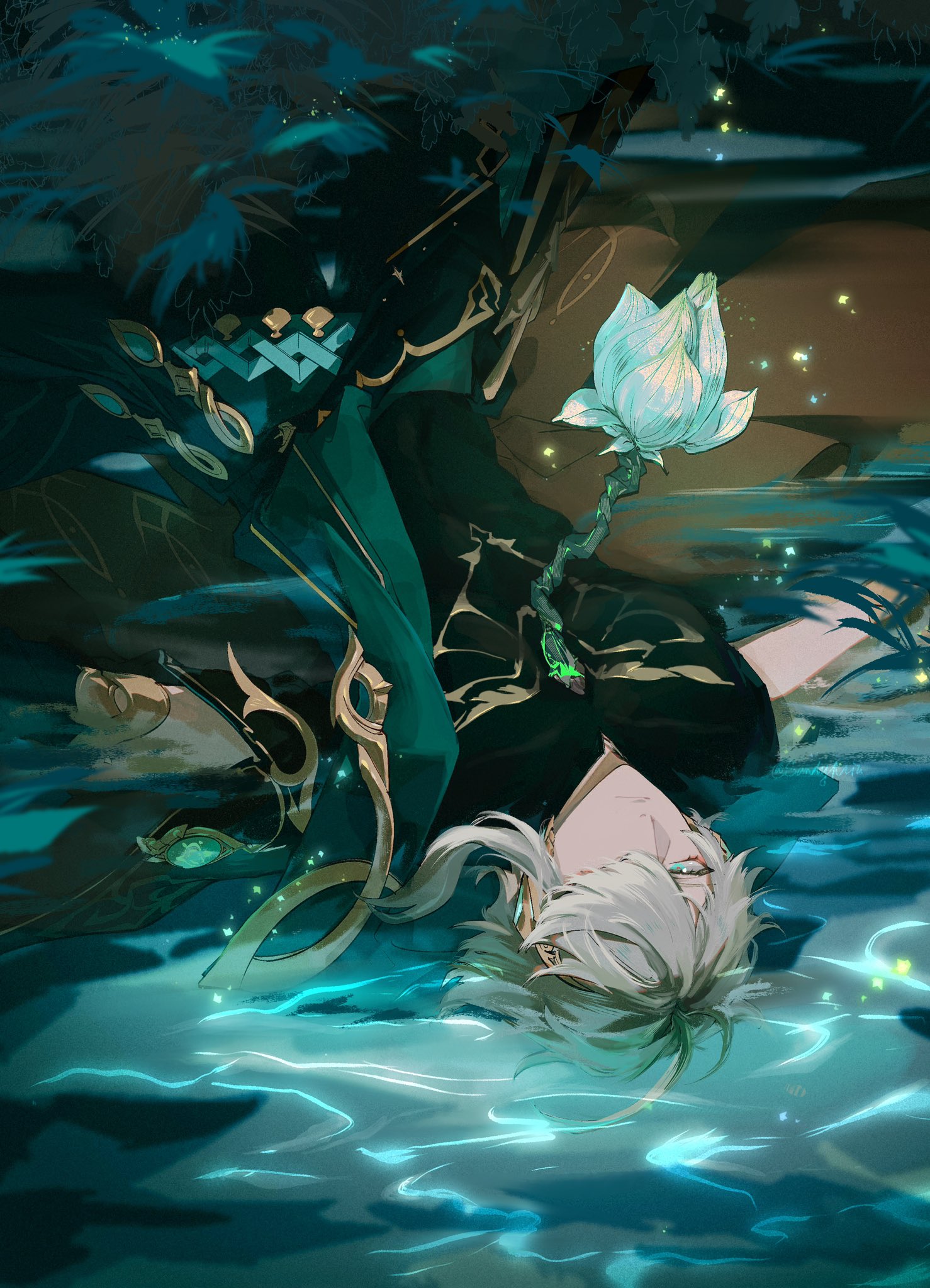 Anime Water Spirit Boy