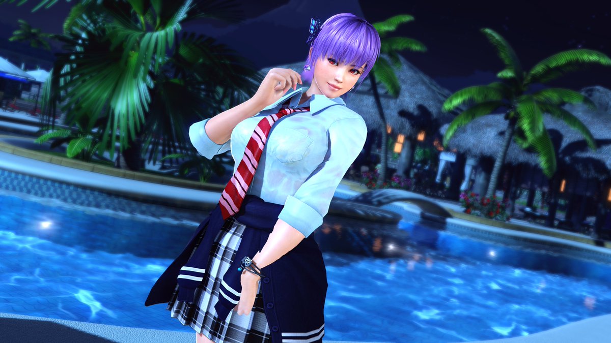 maro on Twitter: "今日のDMM。 女神とバカンス満喫中！ #DOAXVV #ブイブイ #女神の一枚 #あやね #春彩のスクールウェア https://doax ...