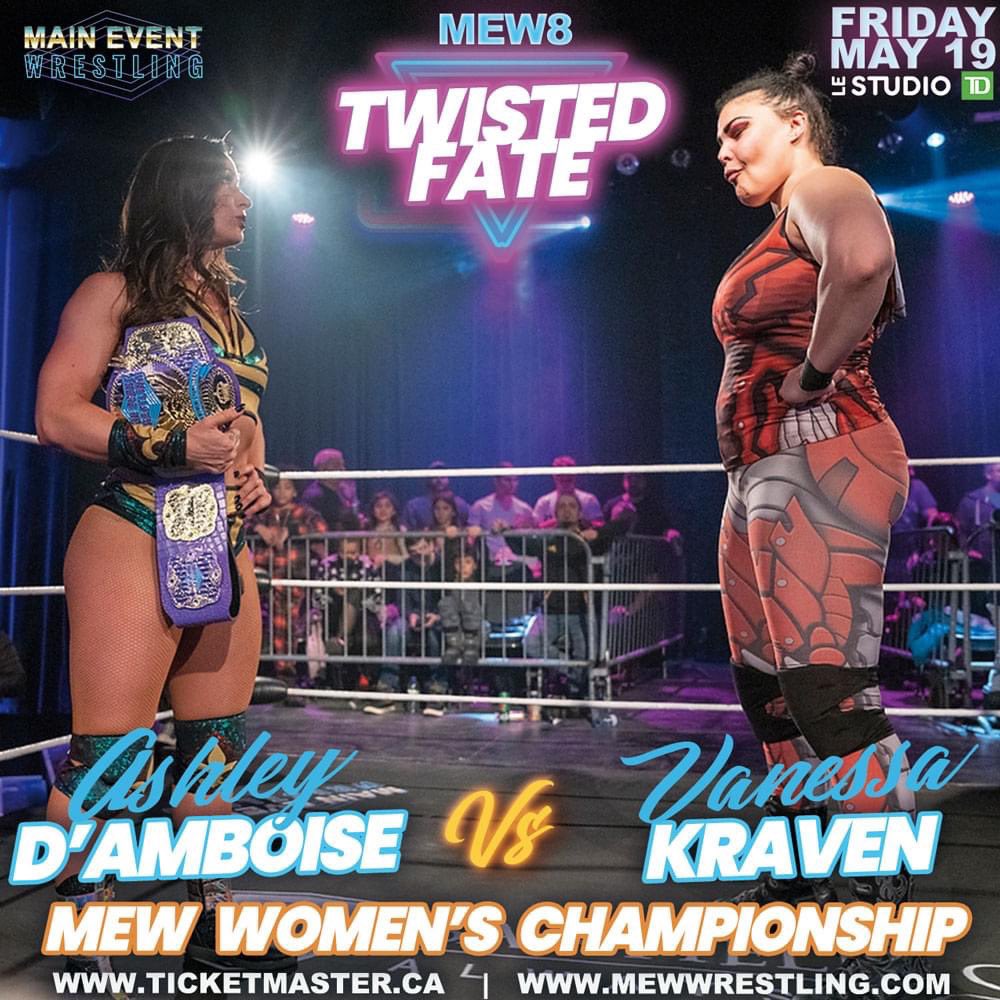 Mewwrestling On Twitter On Friday May 19 La Crème De La Crème Ashleydamboise Defends Her