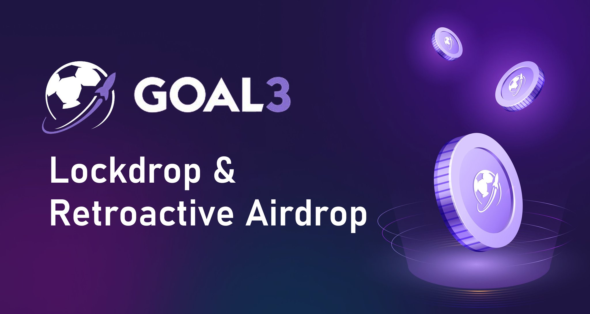 Airdrop Adventure 🧭 on Twitter: "GOAL3 confirmed airdrop + lockdrop 🪂 ...