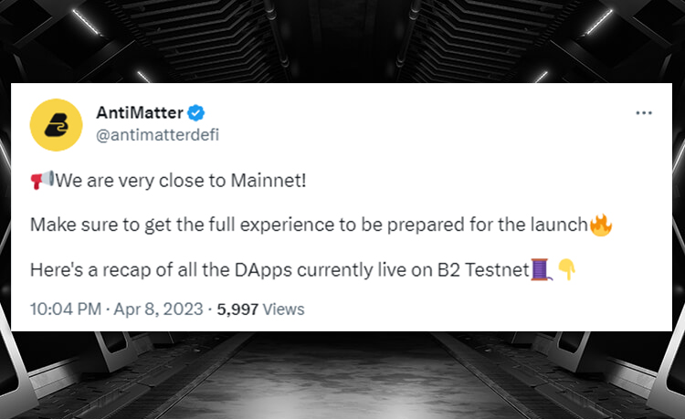 Airdrop Adventure 🧭 on Twitter: "Get ready for lift-off! 🚀 AntiMatter's ...