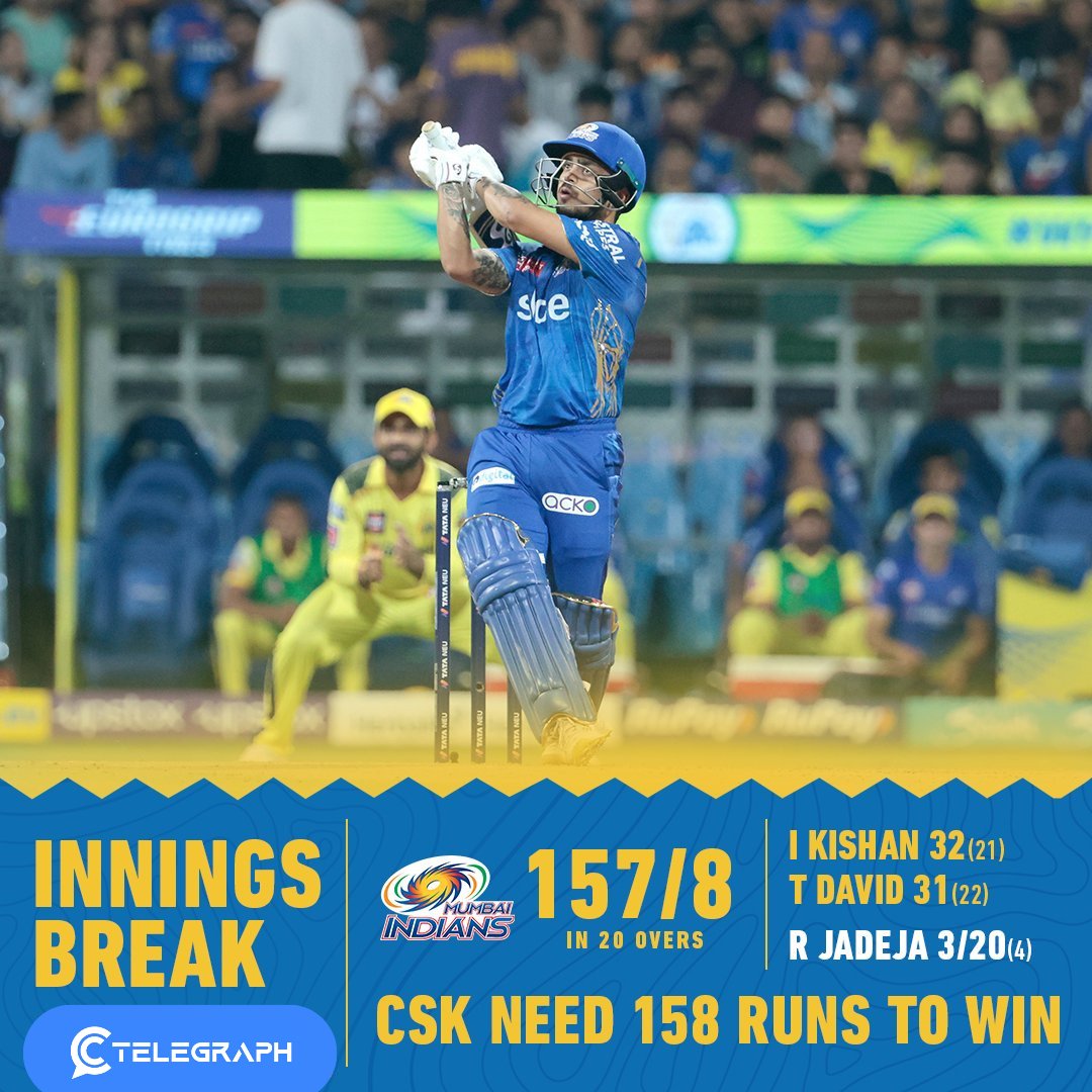 CricTelegraph on Twitter: "A brilliant bowling performance from CSK's spinners have restricted ...