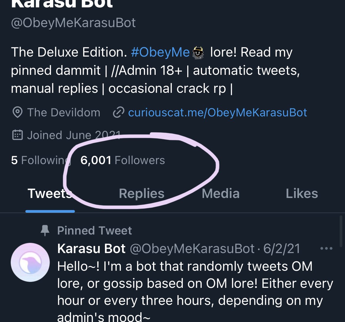 Karasu Bot on Twitter: "//WHERE ARE YOU ALL COMING FROM HI"