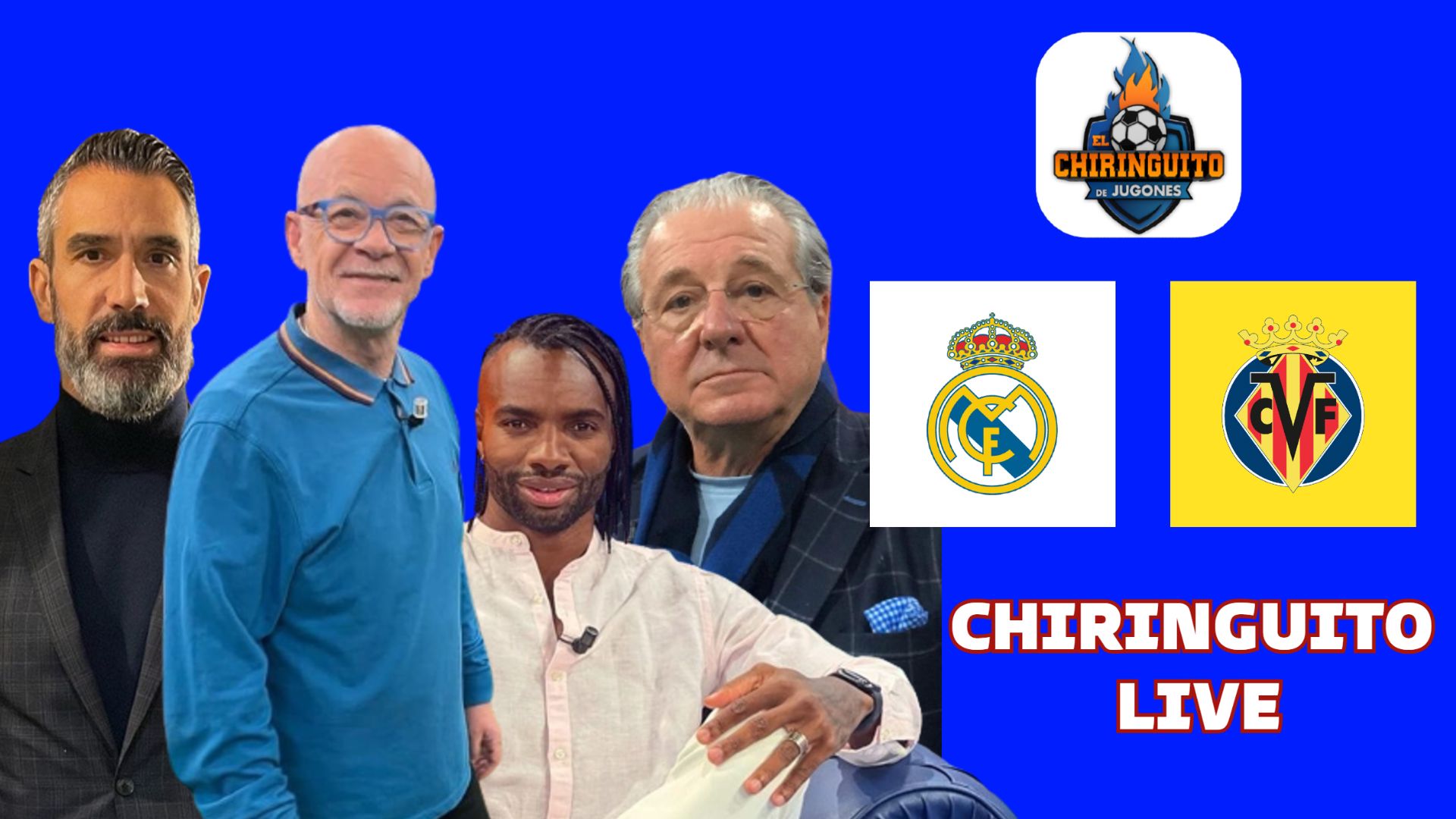 El Chiringuito TV on Twitter: "🍿 Real Madrid-Villarreal y un #ChiringuitoLive para no perdérselo ...
