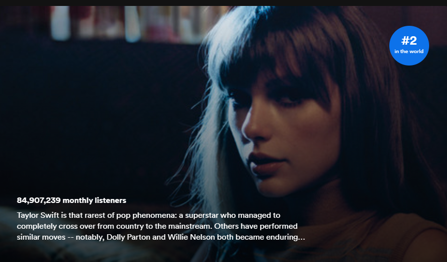 Taylor Swift Streaming Data on Twitter: Taylor Swift Streaming Data on Twitter: