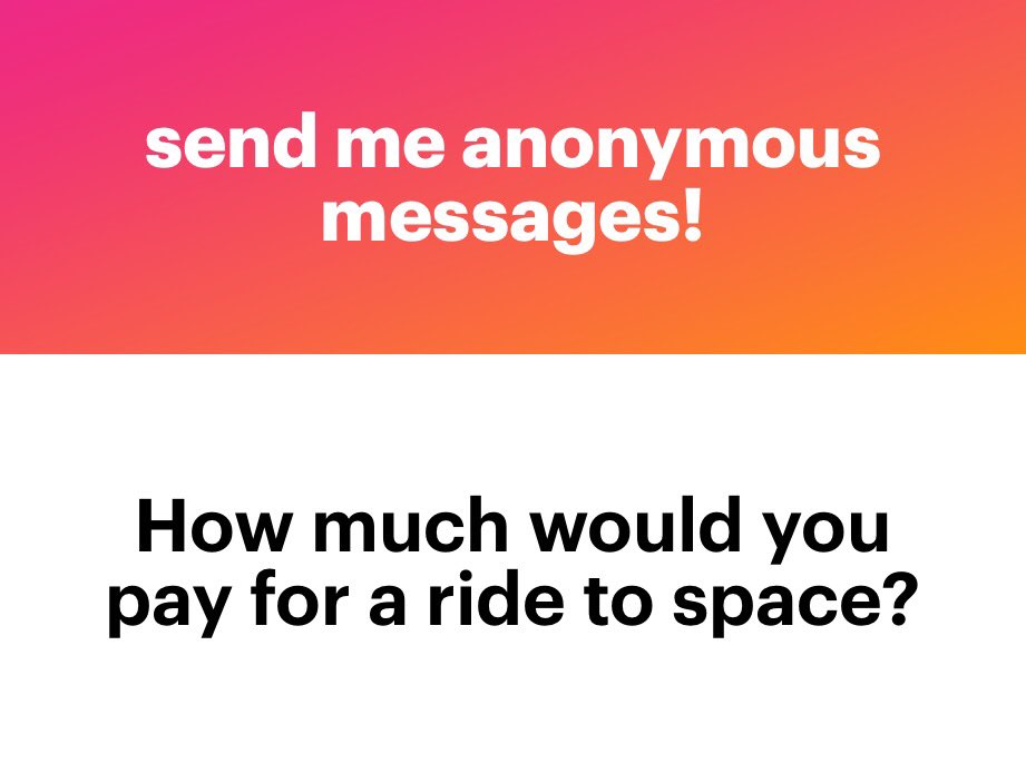 valerie 🖤 on Twitter: "$5, i don’t care about space tourism tbh https://t.co/bgAPVYqBtU" / Twitter