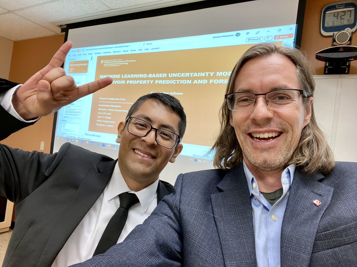 Michael Pyrcz🌻 on Twitter: "Congrats to Dr. Eduardo Maldonado Cruz on successful defense of his ...