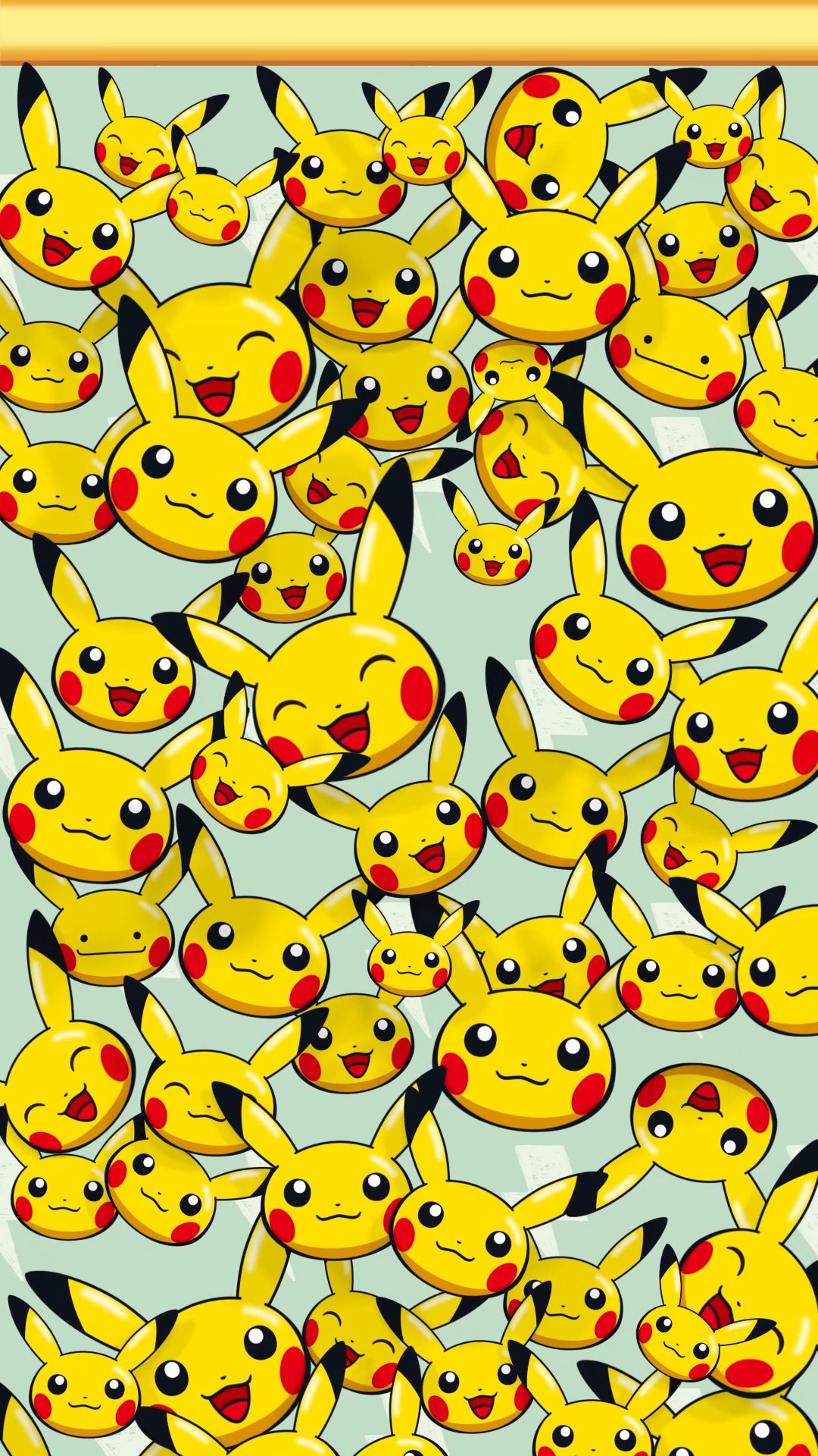 Pikachu Pattern Wallpaper