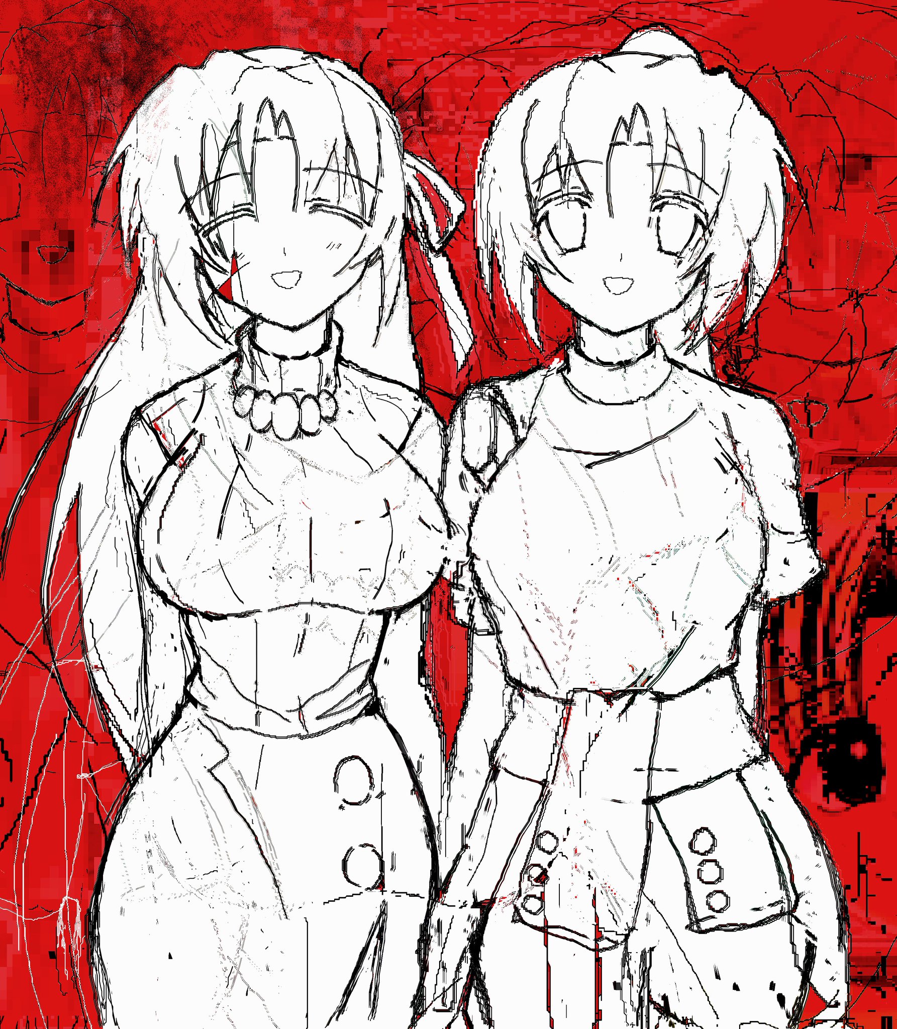 a on Twitter: "my old drawing of shion and mion from higurashi :)!!!!!! https://t.co/a65v2Xo3nA ...