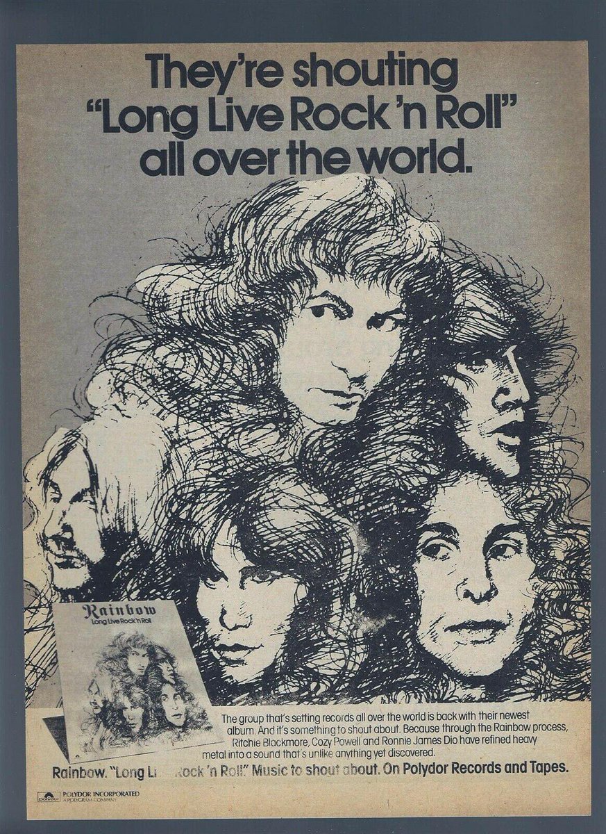 【音楽】レインボー『バビロンの城門 （ Long Live Rock 'n' Roll ）』発売45周年！ このレコードで一番好きな曲は何です ...