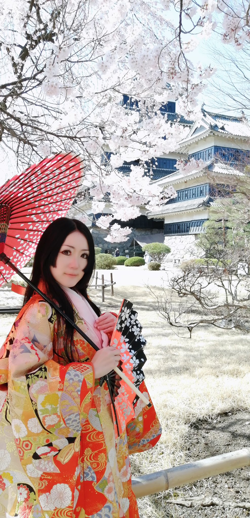 花怜⭐︎かれん on Twitter: "@toku_hime 16日昼過ぎからきものたちばなさんのイベント「きもので100人松本城」があります！とくひめさんと写真を撮りたいのですが、会いに ...