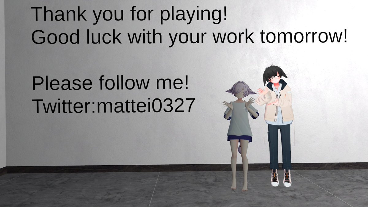 VRC/suiminn04 on Twitter: "皆さん、おはようございます。 昨晩用事から帰宅して作業を始めようと思ったら、いつの間にかVRCのフレンドと楽しく遊んでしまったせいで何も ...