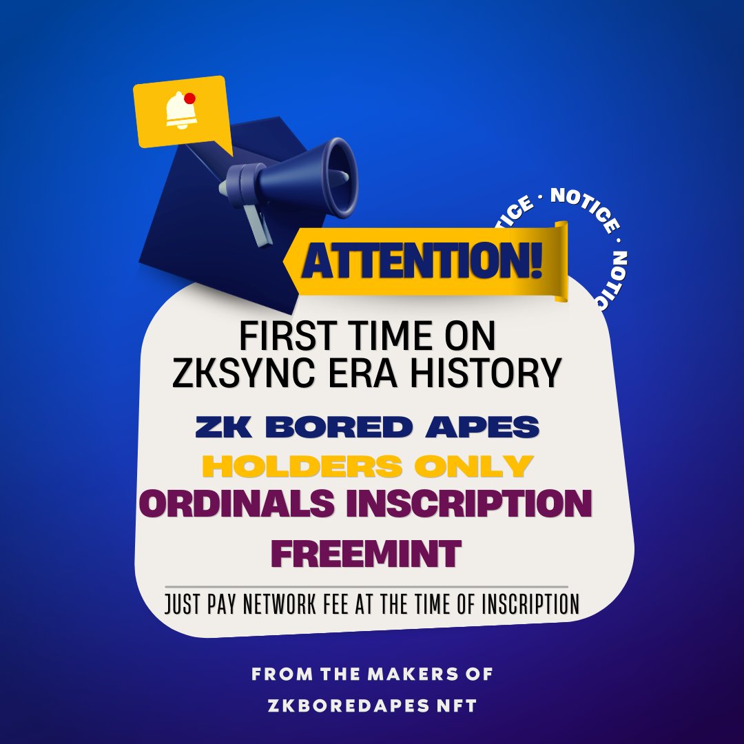 zk Bored Apes - Mint LIVE on Twitter: "@zkboredapes - 1st collection on #zkSyncEra to provide ...