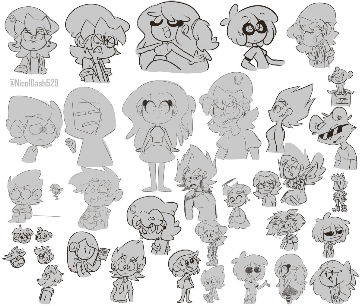 Nicol 🇨🇱💙 on Twitter: "Dibujos random 2023 Marzo