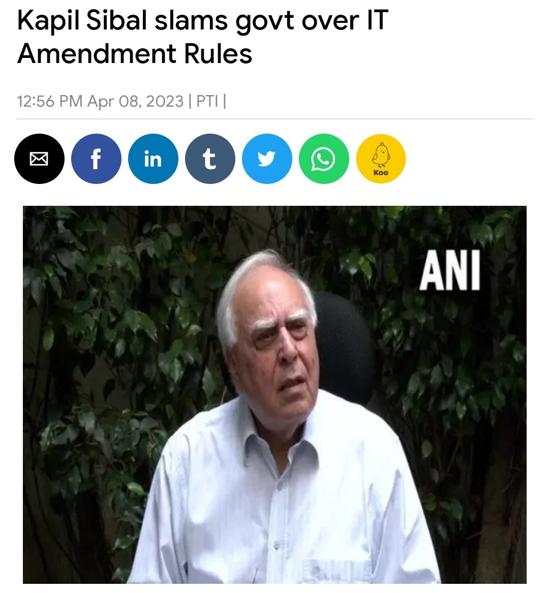 This NOTICE of I&B Ministry 17/12/20 terming the previous day's Fact ...