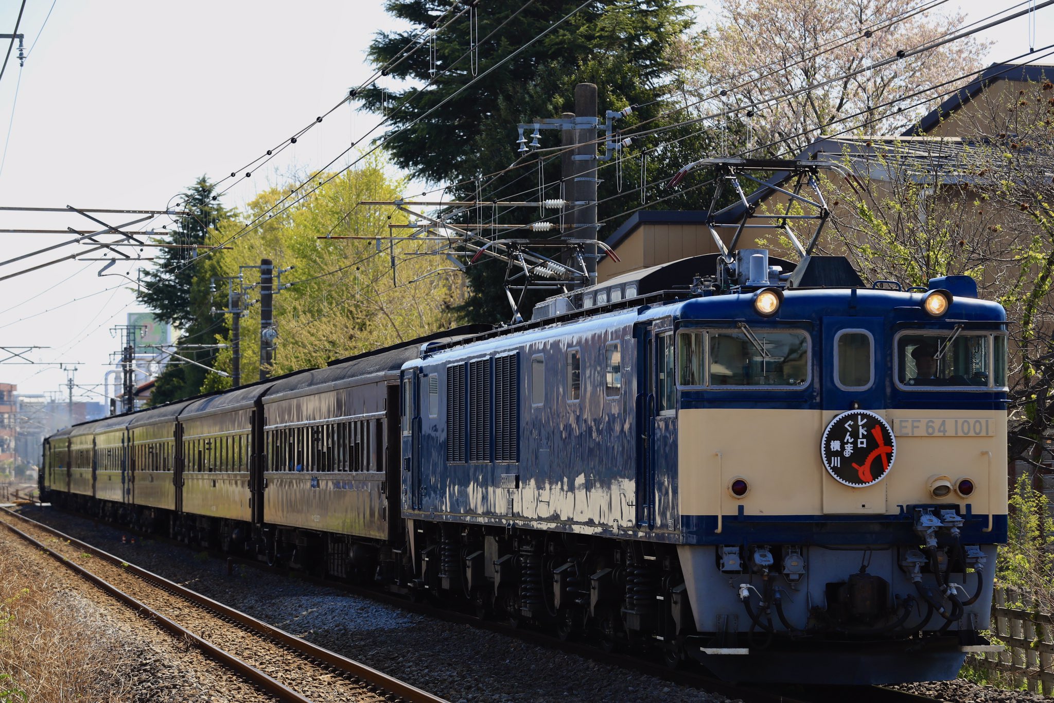 鉄道写真総合技術研究所 on Twitter: "9135レ ELレトロぐんまよこかわ号 EF64-1001+旧型客車+D51 498 今年初のぐんよこ撮影でした。 ご一緒に撮影された方々お ...