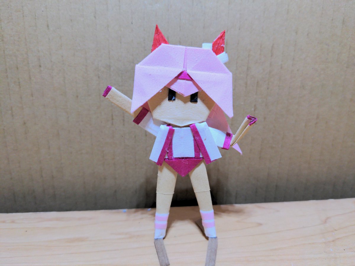 折り紙折るよ On Twitter ウマ娘からハルウララを 折り紙で折りました。 シンプルなキャラ程似せる技術を 要す為に難しい傾向が
