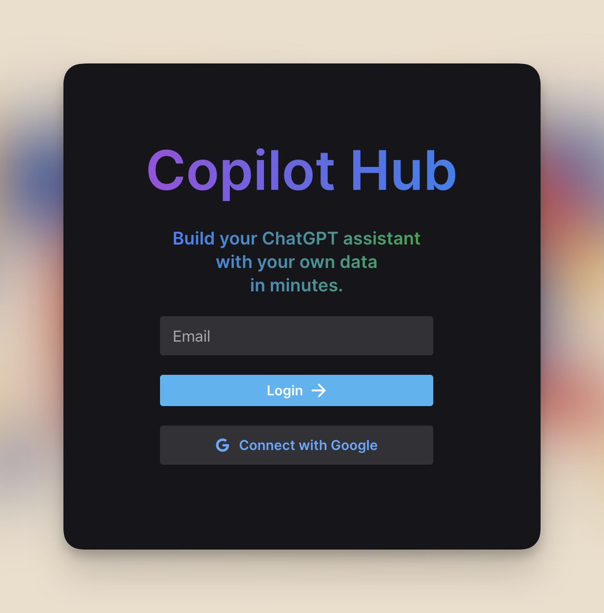 Jiayuan on Twitter: "Copilot Hub 新增加了邮箱的登录方式，另外现在即使没有登录也能能够查看别人创建的 Copilot 了。 最近一段时间会优化整个创建 ...