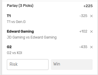 Prophet Sports on Twitter: "eSports: 4/9 Full card Will have live map plays in discord LCK(T1 ...