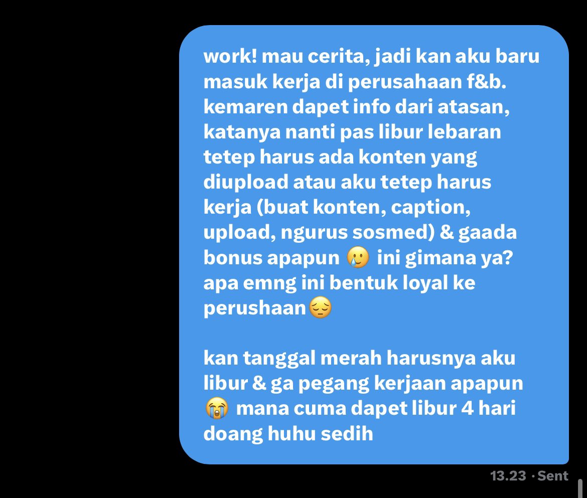 BACA RULES (s.id/worksfess) on Twitter: "work! kalau kalian di posisi ini gmn? ini aku ngajuin ...