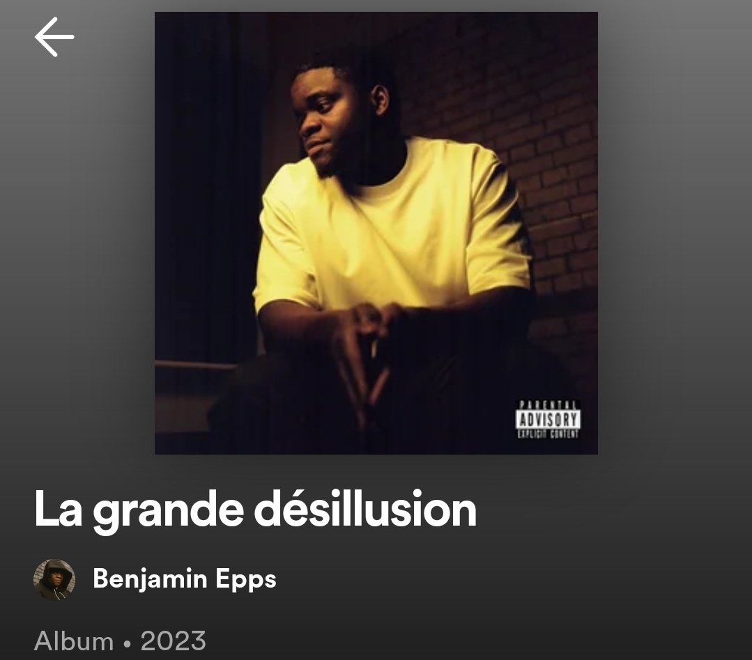 AllTimeRap on Twitter: "Votre avis sur le 1 er album de Benjamin Epps