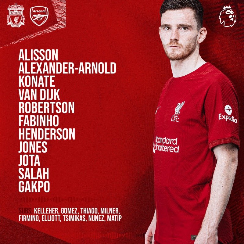 Indonesian Gooners on Twitter: "Dari Liverpool, mereka juga turun dengan tim terbaiknya. Mungkin ...
