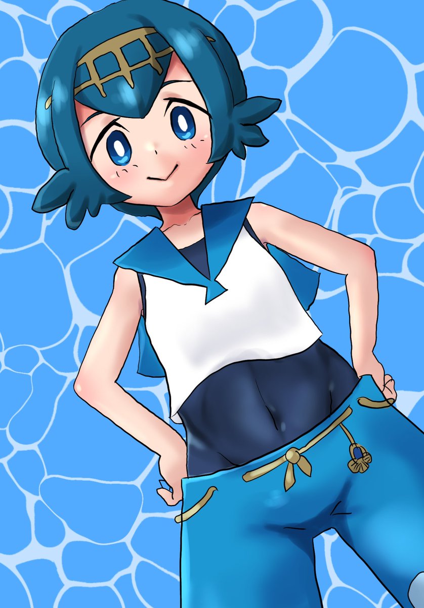 スイレン(トレーナー) 「らくがきスイレン#ポケモン 」|むーさんのイラスト