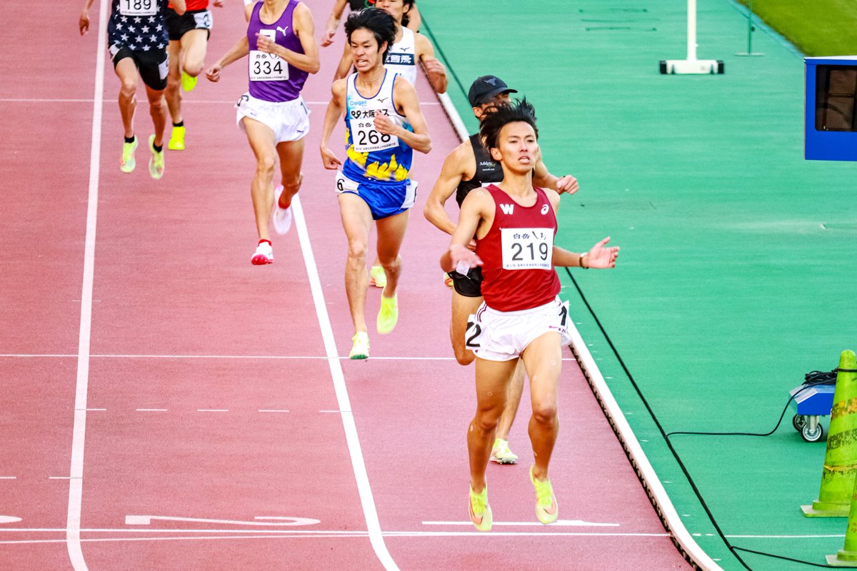 ゆ う ま on Twitter: "#金栗記念 男子1500m 4組 ＊ 菖蒲敦司 選手 (早稲田大4) バックストレートからのスパートで完勝！やっぱりビジュも良かったです。盛り上がったな〜笑笑"