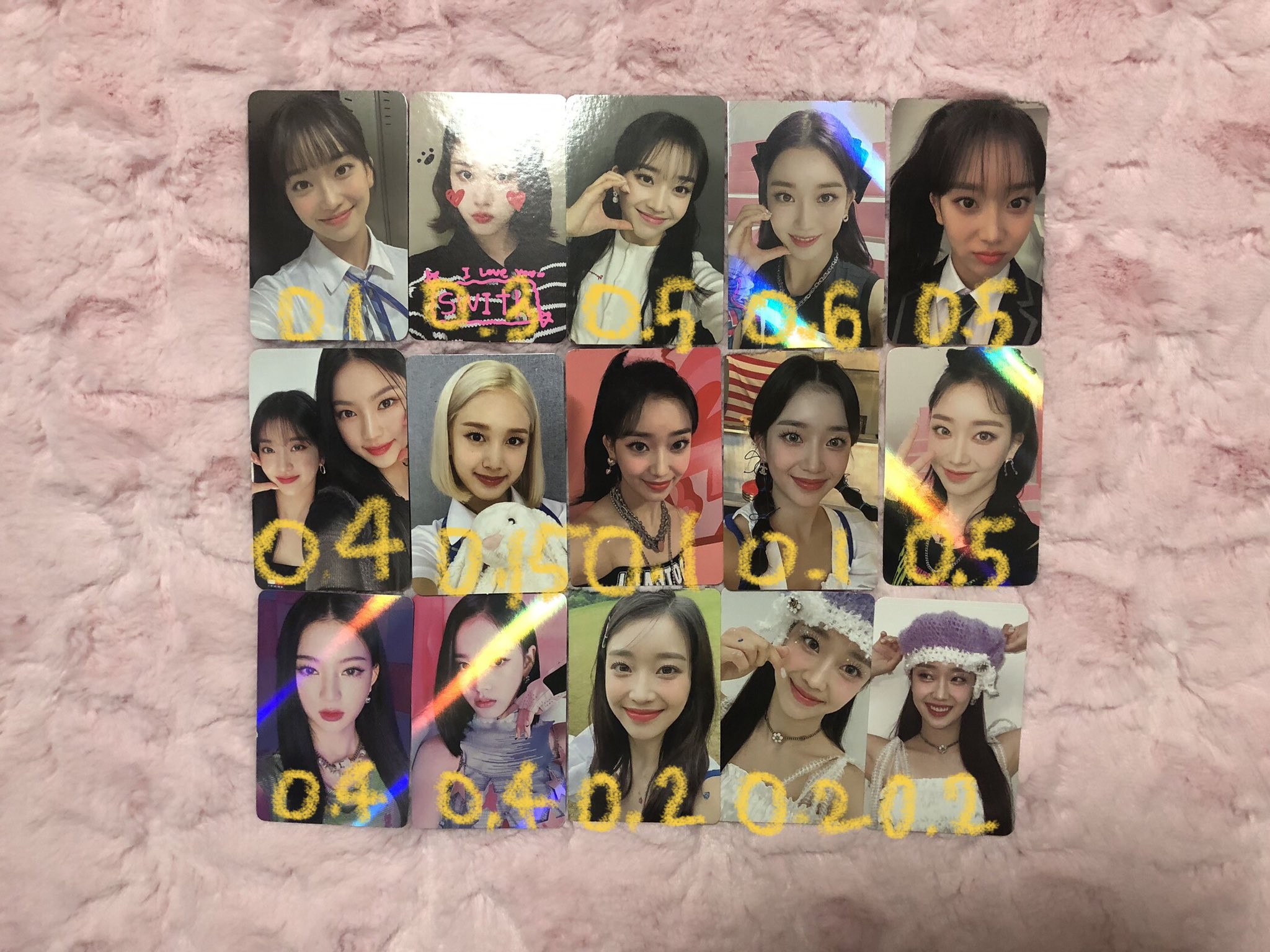 yve. slow dms ! mass shipout next week on Twitter: "# wts lfb stayc sumin seeun isa yoon j sieun ...