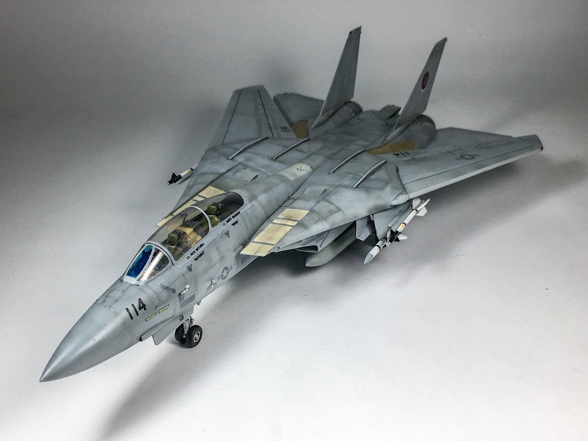 rekai on Twitter: "Italeri 1/72 F-14A Top Gun movie"