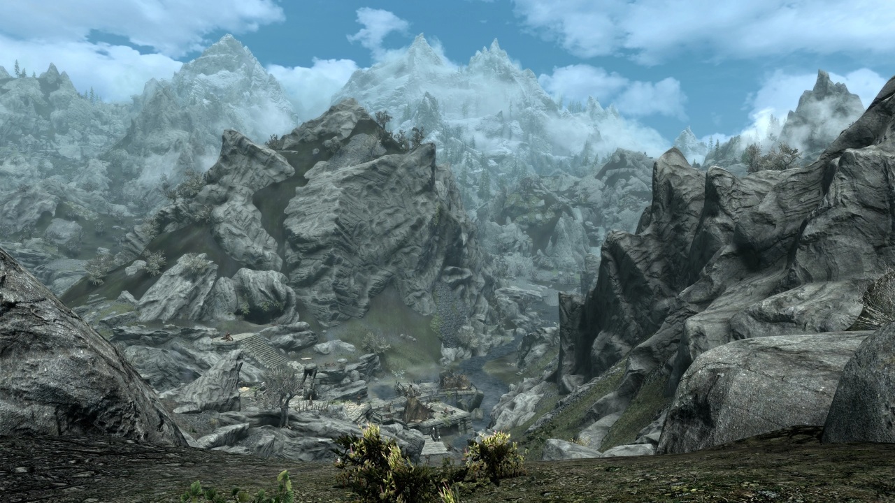 Skyrim SE MOD on Twitter: "【環境/ERM - Enhanced Rocks and Mountains - Dyn…】ERM - Enhanced Rocks ...