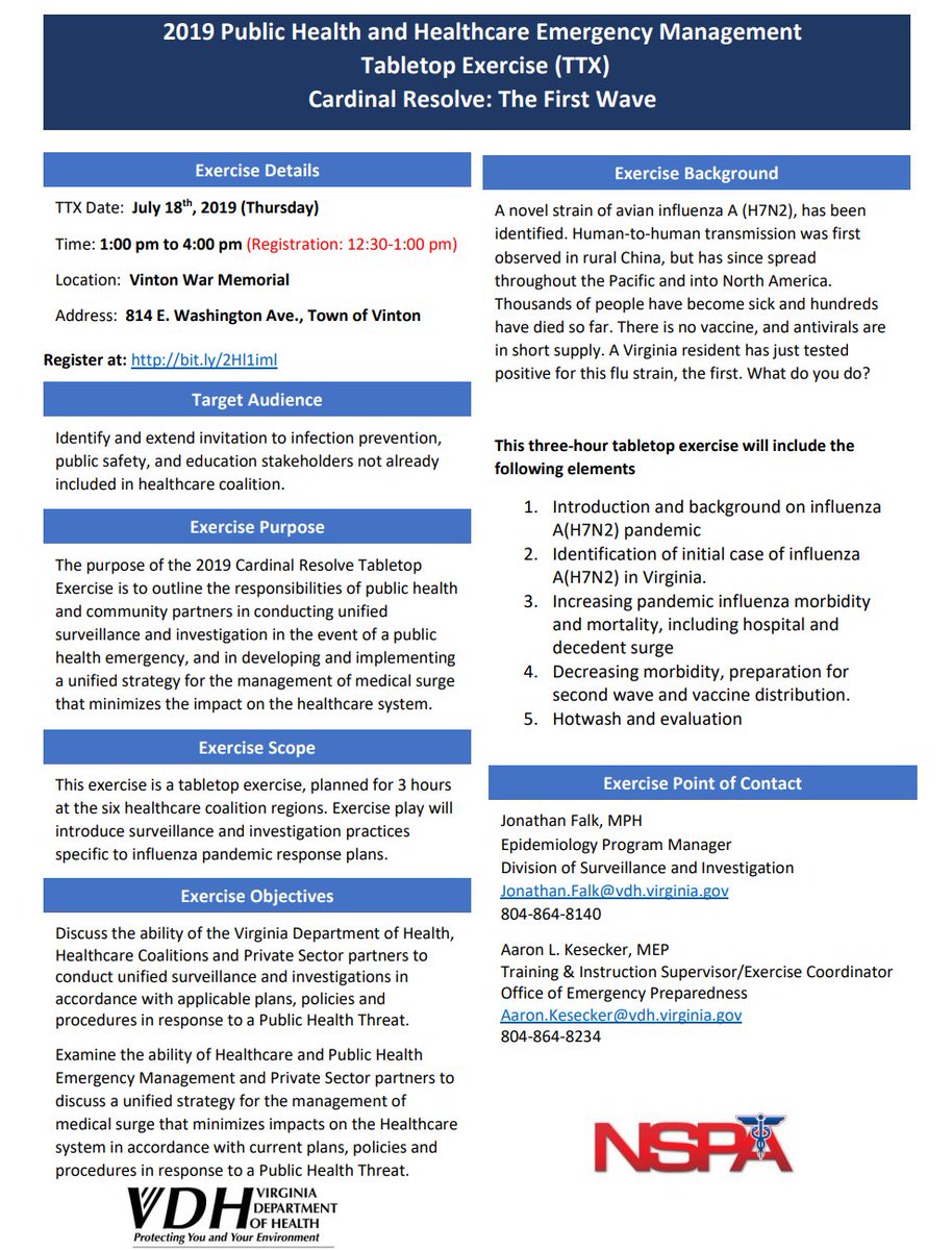 Cardinal Resolve - Table-top Exercise July 2019 Situation Manual ...