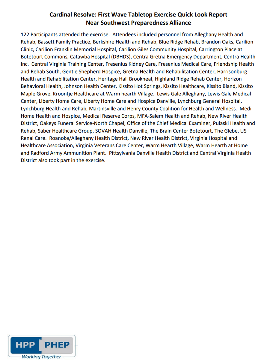 Cardinal Resolve - Table-top Exercise July 2019 Situation Manual ...