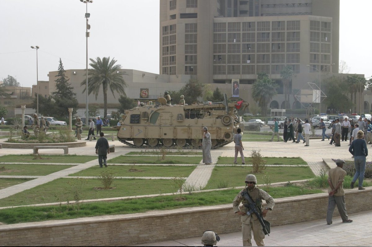 Twenty years ago today I stood in Baghdad's Firdos Square and watched U ...